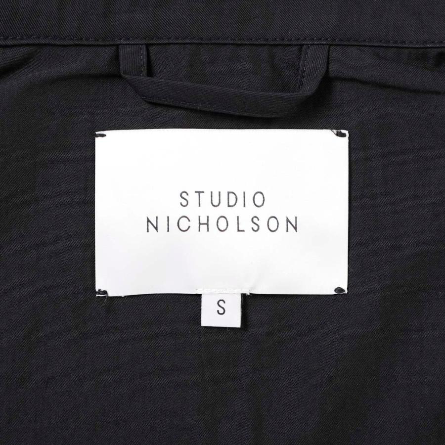 スタジオ ニコルソン STUDIO NICHOLSON ナイロンジャケット SHEARS ブラック メンズ shears-snm-859 ...