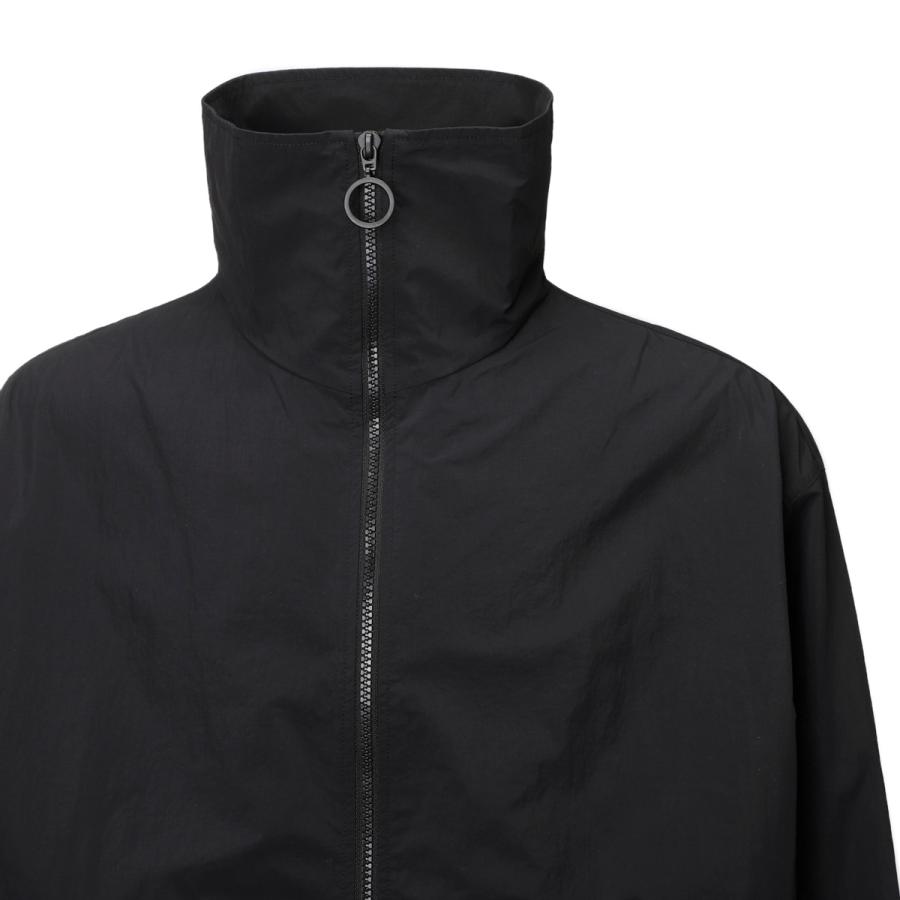 スタジオ ニコルソン STUDIO NICHOLSON ナイロンジャケット NAUT JACKET ハーフジップ プルオーバー ブラック メンズ naut-snm-991-black ...