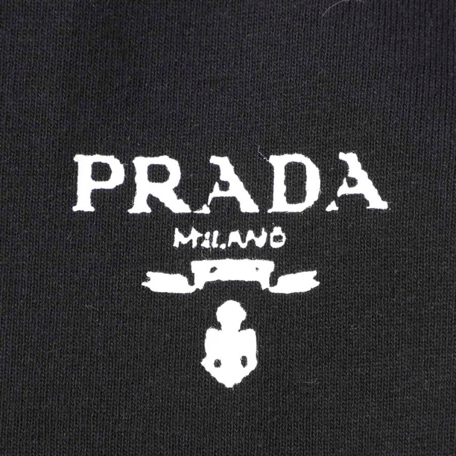 PRADA プラダ クルーネック半袖Tシャツ ブラック メンズ ujn742-s202-10vp-f0806 : モダンブルーYahoo!店 - 通販 - Yahoo!ショッピング