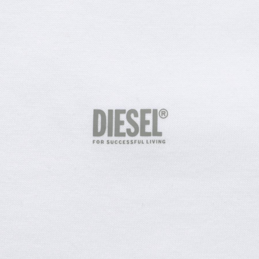 DIESEL ディーゼル Vネック Tシャツ 2枚セット UMTEE-MICHAEL 2PACK ホワイト メンズ umtee-michael-tube-t-a05428-0ldas ...