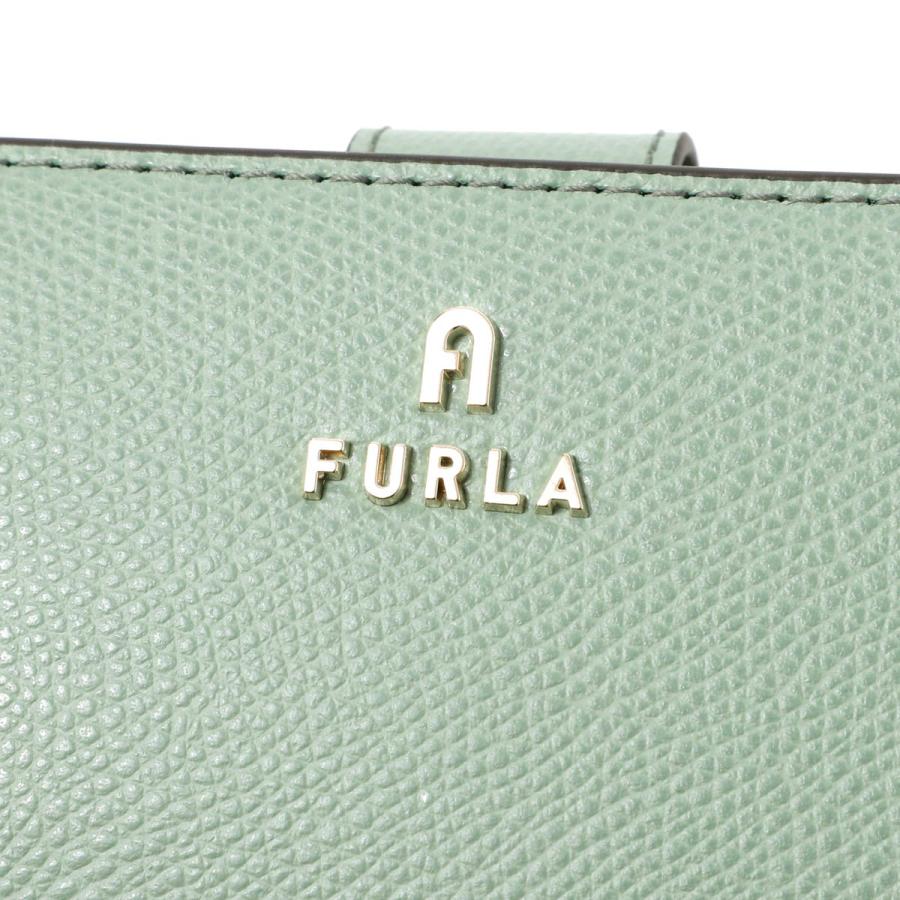 FURLA フルラ 2つ折り財布 小銭入れ付き CAMELIA グリーン レディース wp00314-are000-2042s ...