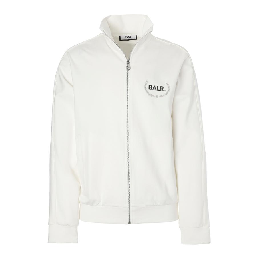 ボーラー BALR. ジップアップジャケット WREATH TRACK JACKET ホワイト メンズ louis-slim-wreath ...