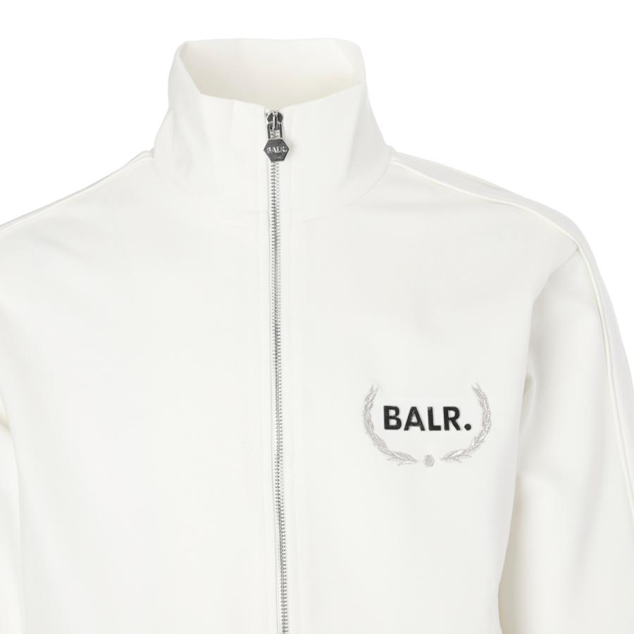 ボーラー BALR. ジップアップジャケット WREATH TRACK JACKET ホワイト メンズ louis-slim-wreath ...