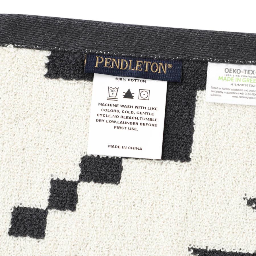 【ネコポス対応(2点まで)】ペンドルトン PENDLETON ウォッシュクロス JACQUARD WASHCLOTH xb220-52908-spiderrockblackwhite ...