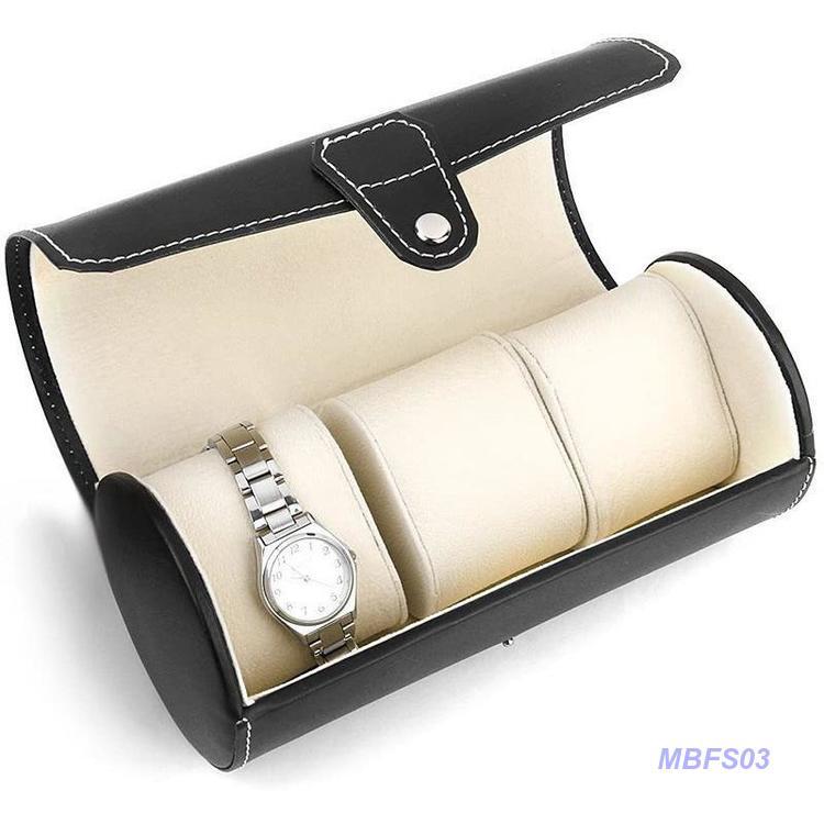 腕時計用ケース 腕時計ボックス 収納ケース 3本用 ウォッチケース レザー調 円形 上品 おしゃれ シンプル コレクション 保管 持ち運び 携帯 メン : yl2310w08-sn239 ...
