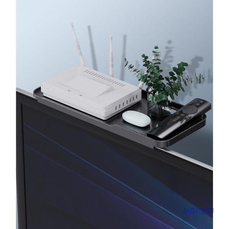 ディスプレイボード 上部 収納 ラック スタンド 小物置き 収納台 モニター パソコン テレビ 簡単設置 小物収納 整理整頓 : yl2310w08-sn414 : MBFS03 - 通販 ...