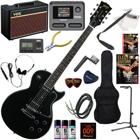 BLITZ Blitz ブリッツ BLP-SPL/BK レスポールタイプ エレキギター 初心者セット VOX Pathfinder10とエフェクターが入ってる完璧21点セット : 伊藤楽器船橋 ...