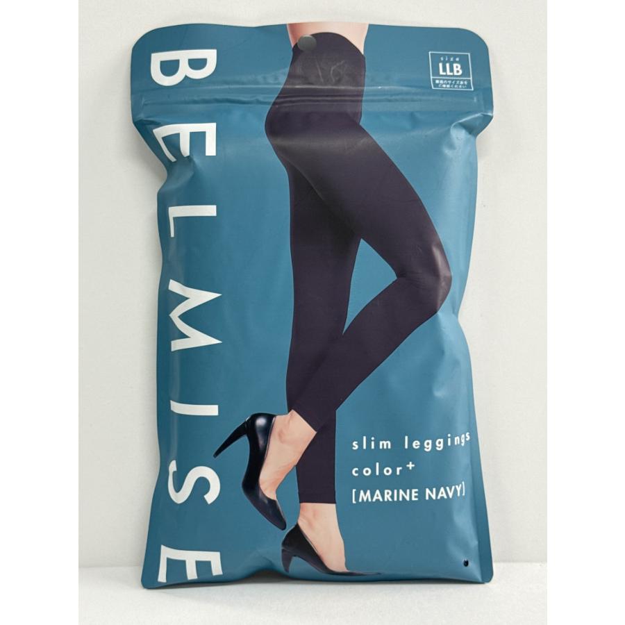 BELMISE C565 K ベルミス スリムレギンス color+ カラープラス マリンネイビー 着圧ウェア レギンスタイプ LLBサイズ : エルリニュー - 通販 - Yahoo!ショッピング