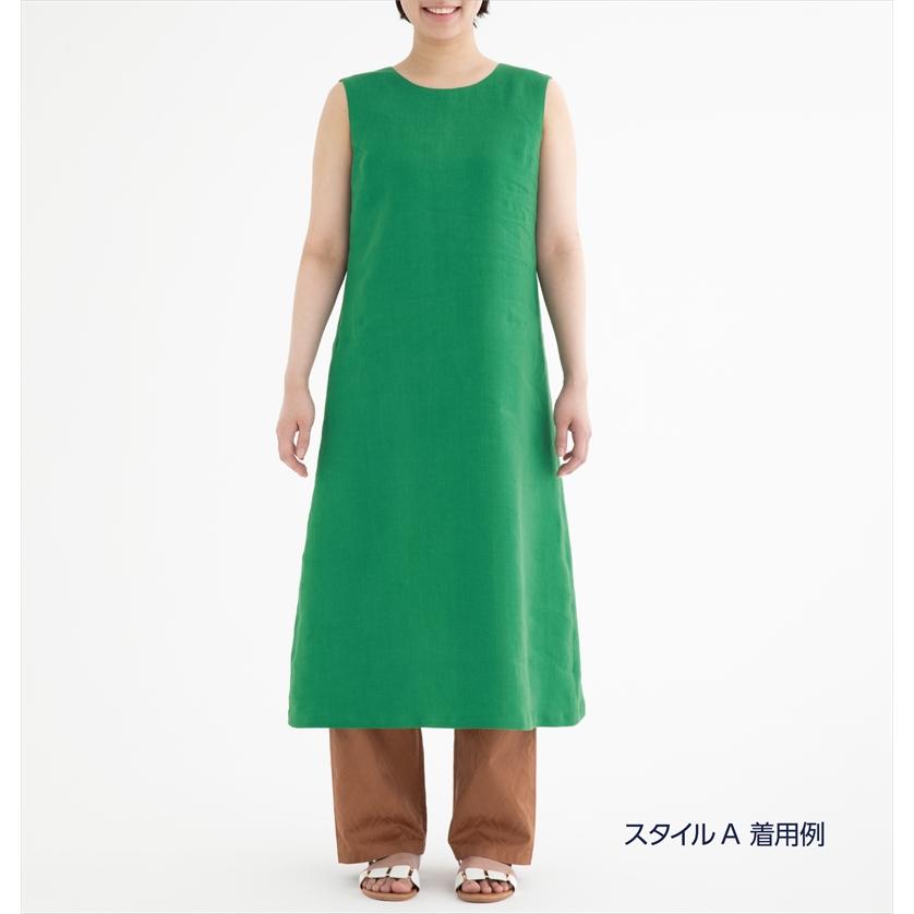 型紙 パターン Aラインノースリーブワンピース 7012 フィットパターンサン サンプランニング : あなたの街のミシン専門店創作工房 - 通販 - Yahoo!ショッピング