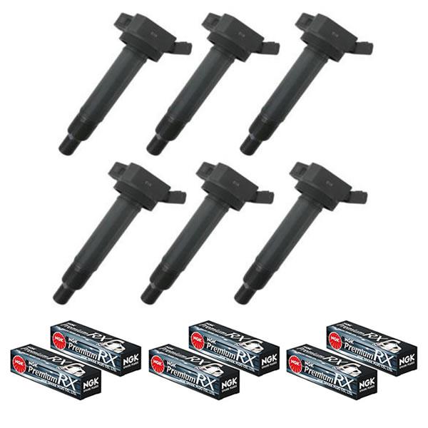 NGK クラウン クラウンエステート JZS171 トヨタ イグニッションコイル NGKプラグ RXプラグ BKR6ERX-11P 各6本 ...