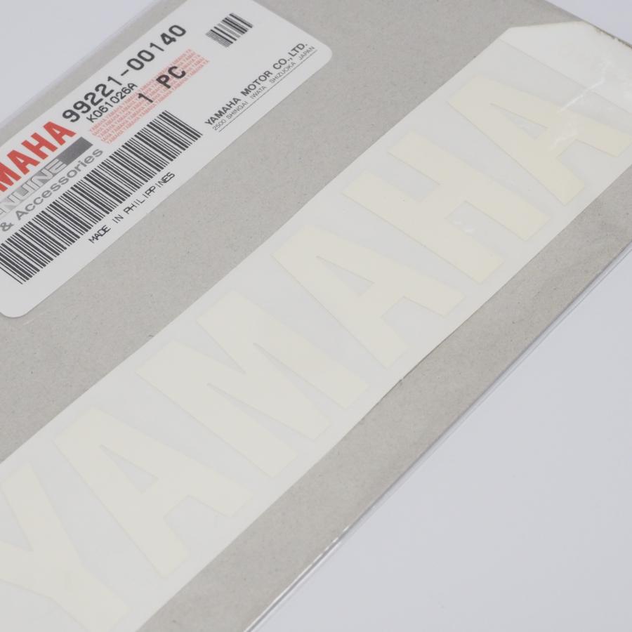 現品限り ヤマハ純正 エンブレム デカール 白 YAMAHA ステッカー カッティング 99221-00140 XSR900 FZR600 ...