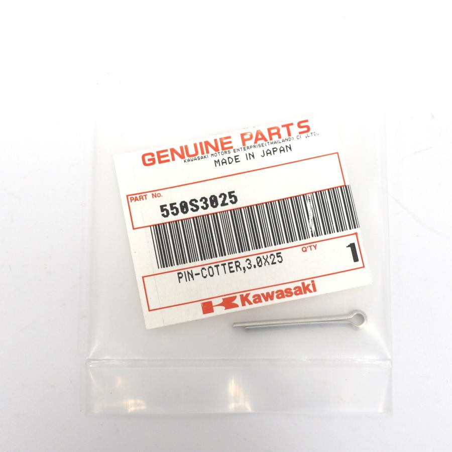 現品限り カワサキ 純正 部品 コッターピン 3.0X25 ワリピン 550S3025 割りピン : マニアックコレクション - 通販 ...