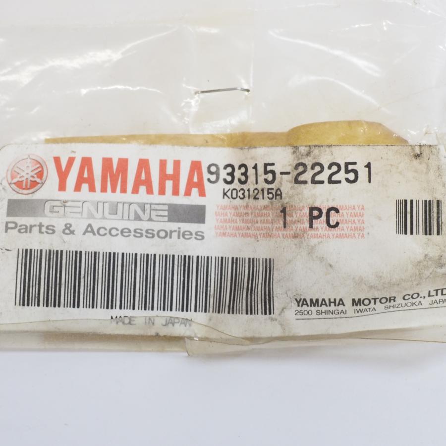 現品限り ヤマハ 純正 部品 ベアリング 93315-22251 : マニアックコレクション - 通販 - Yahoo!ショッピング