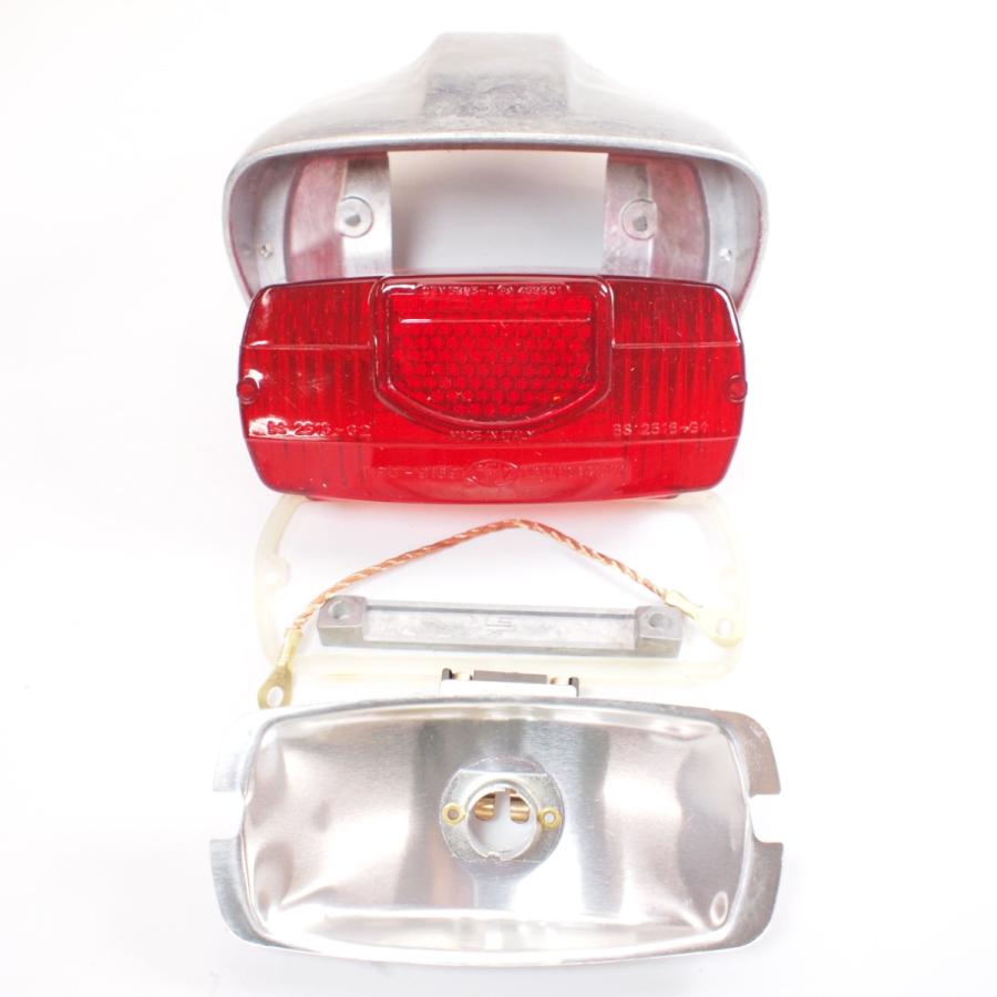 Lambretta Late Series 2 LI TV Tail Lamp Housing & Lens bulb holder set ...