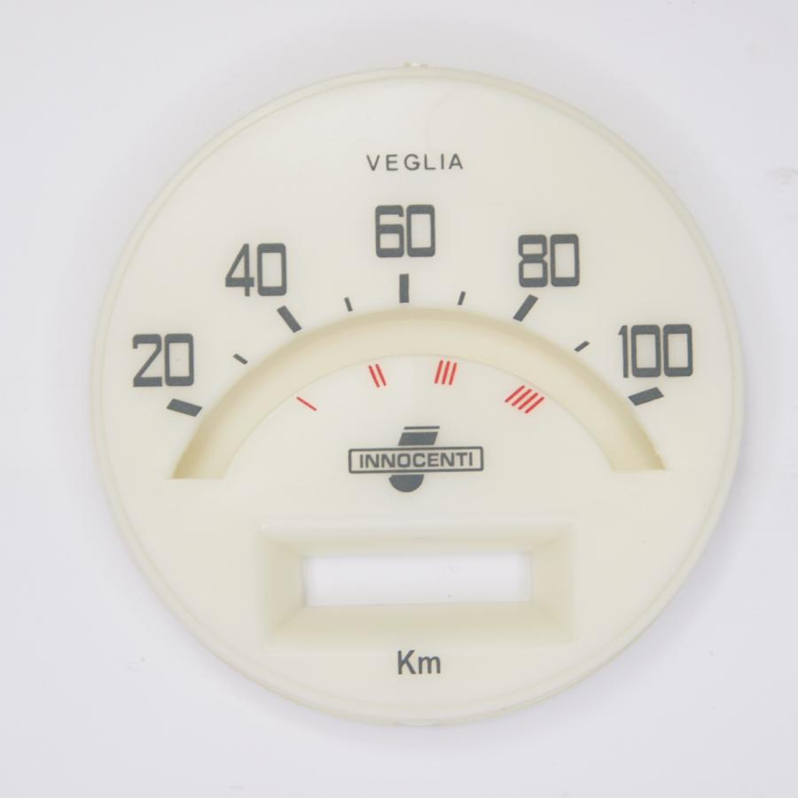 Speedo face -casa Lambretta- 150 LI (Serie 1-2) - 100km/h ランブレッタ リプロ ...