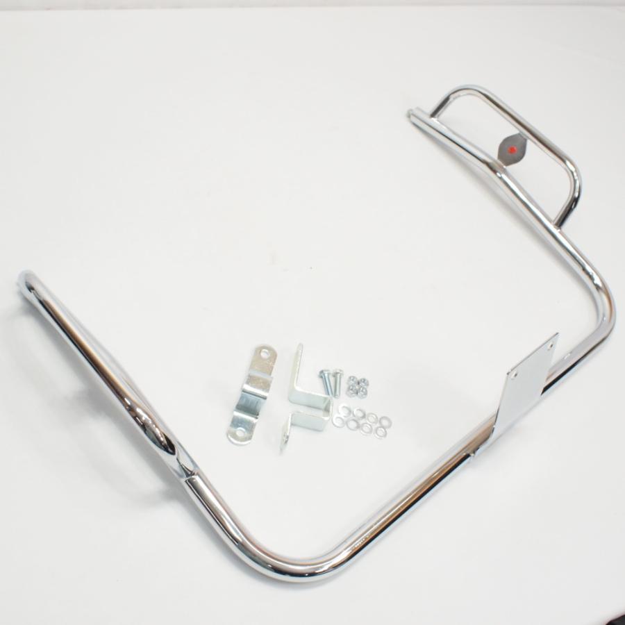 Lambretta S/1-2-3-GP Cuppini Rear Crash Bar Red Gems ランブレッタ リアクラッシュバー ...