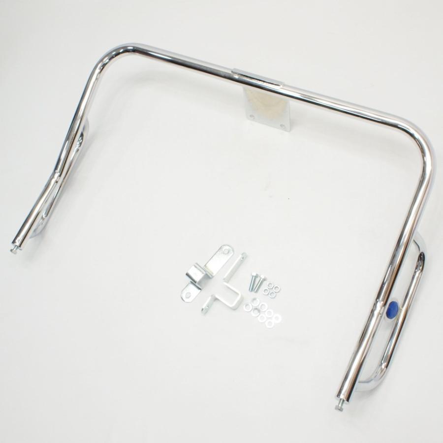 Lambretta S/1-2-3-GP Cuppini Rear Crash Bar Blue Gems ランブレッタ リアクラッシュバー ...