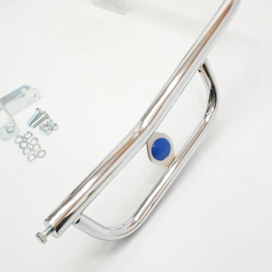 Lambretta S/1-2-3-GP Cuppini Rear Crash Bar Blue Gems ランブレッタ リアクラッシュバー ...