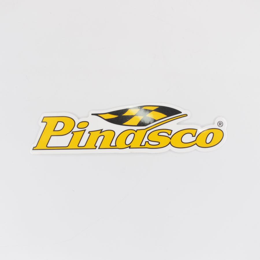 Sticker PINASCO logo yellow l=105mm w=25mm ピナスコ ロゴ ステッカー シール VESPA ベスパ ...