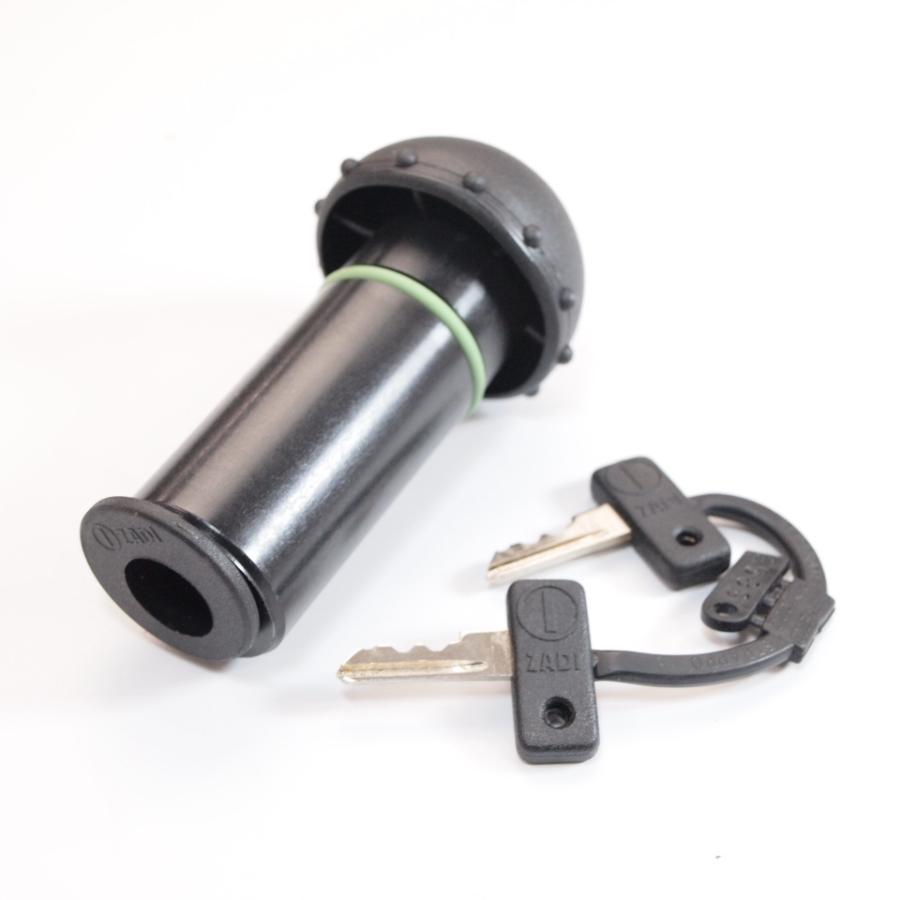 Fuel filler cap -ZADI (NOS)- Piaggio Ciao Grillo Ape チャオ キー付きタンクキャップ アペ ...