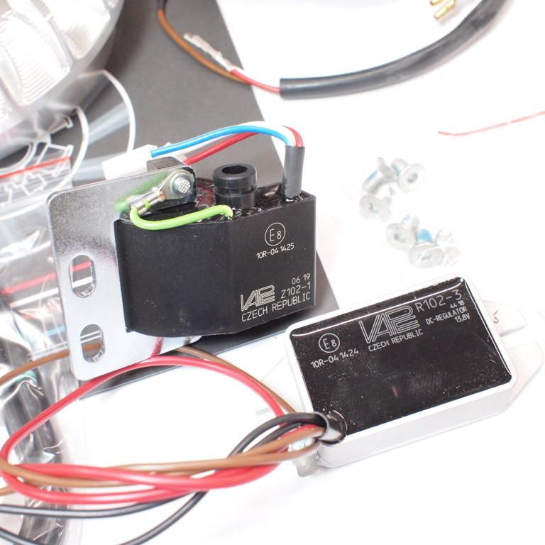 ignition SIP PERFOEMANCE by VAPE Sport Lambretta ラージテーパー用 CDIキット 12V DC ...