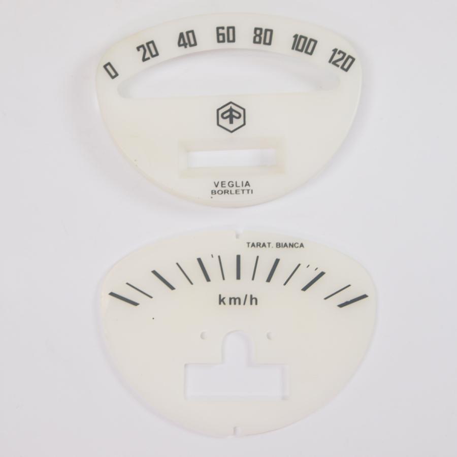Face Plate PIAGGIO speedometer for Vespa 50ss 90ss 125ET3 Sprint V ベスパ ...