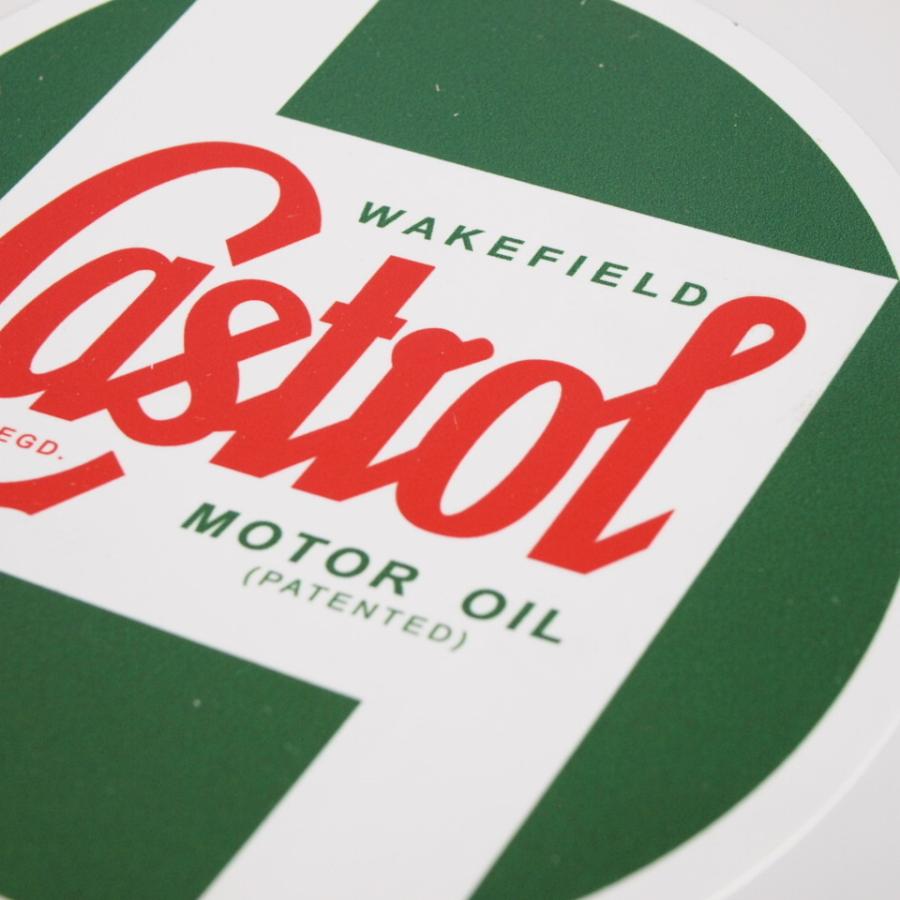 Sticker CASTROL CLASSIC logo 132mm カストロール クラシックロゴ ステッカー シール デカール VESPA ...