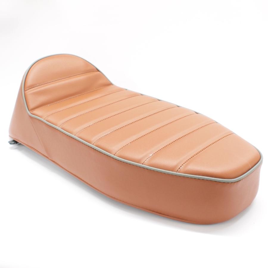 Sport Seat SIP -Longtail- for Vespa 50s 100 ET3 ベスパ ロングテールシート 薄茶 ビンテージ ...