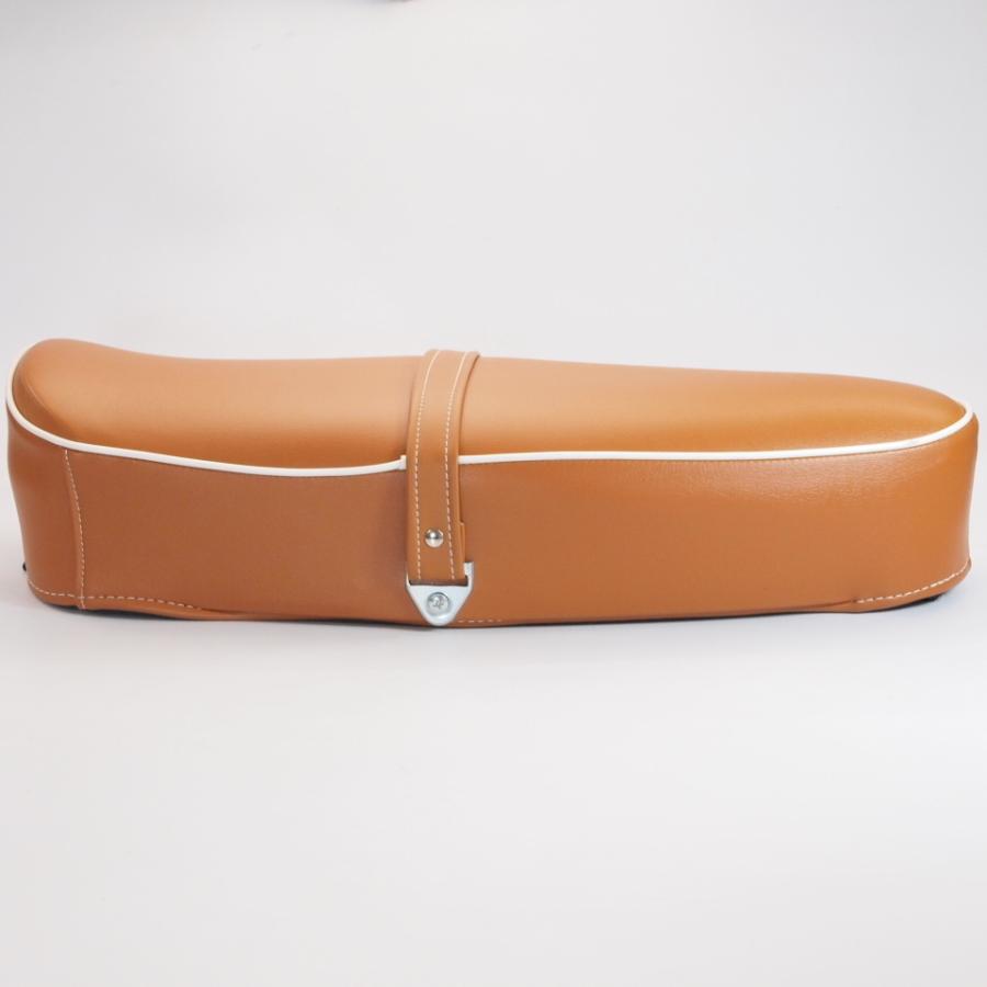 Seat SIP Classic brown for Vespa 50s 100 125 ET3 ベスパ Classicタイプシート タン ...