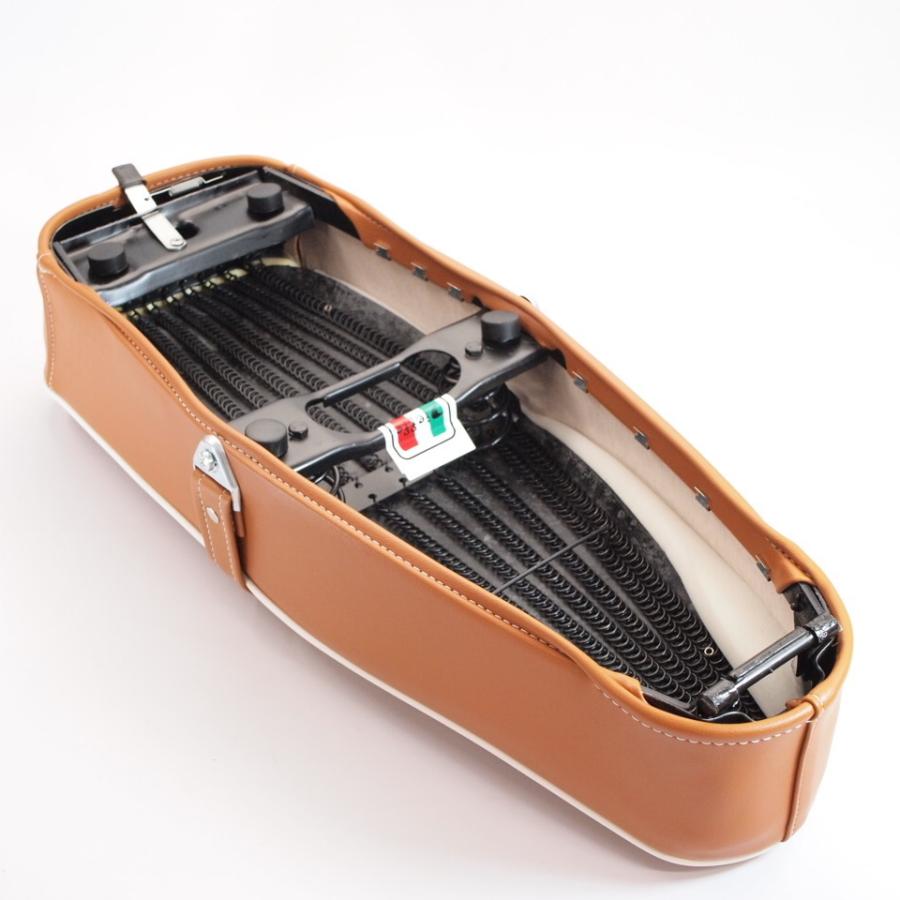 Seat SIP Classic brown for Vespa 50s 100 125 ET3 ベスパ Classicタイプシート タン ...