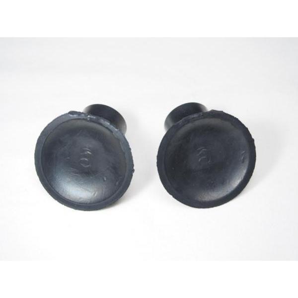 Round rubber buffer for foldable front rack ベスパ VESPA フロントラックサポートラバー ...