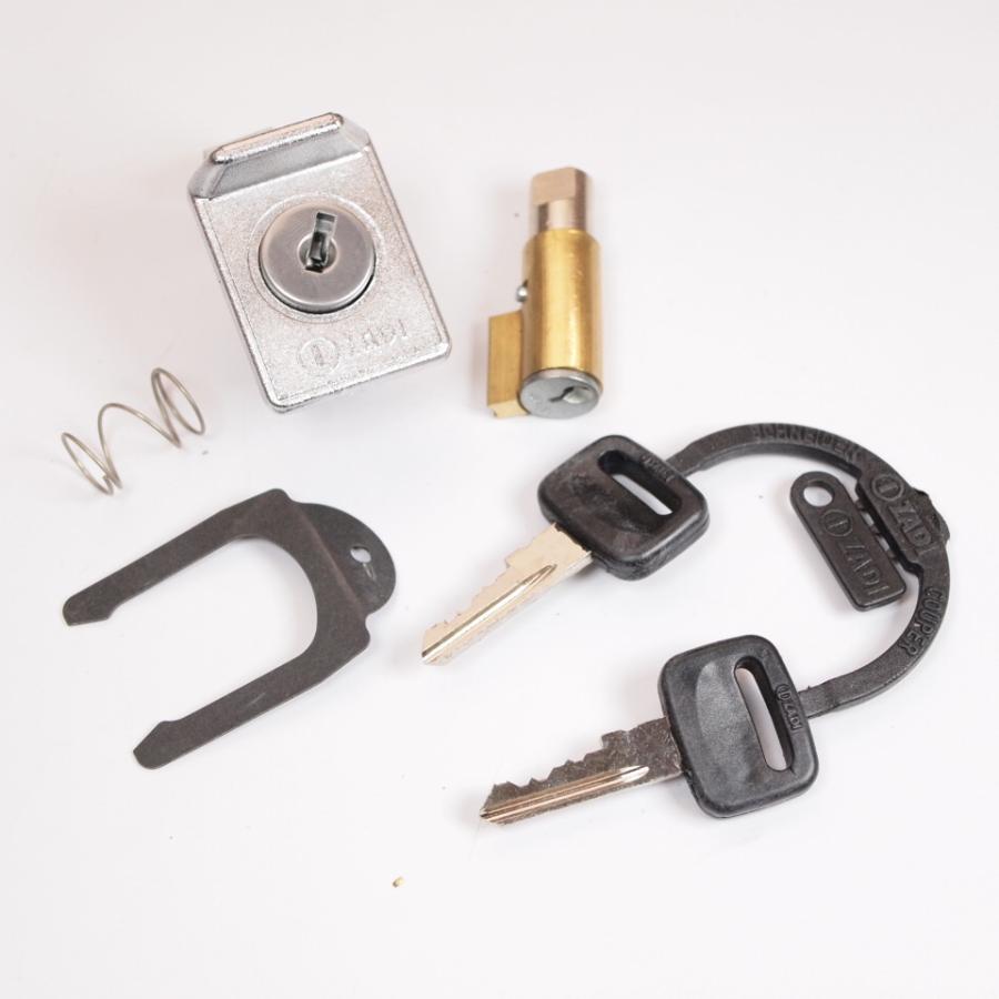 Lock set -ZADI 38.5x4mm steering lock/glove box for Vespa 50N Special ...