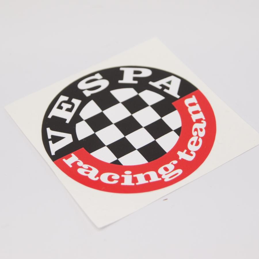 Sticker -VESPA Racing Team- 60mm ステッカー VESPA ベスパ 50s 100 ET3 PX200E ...