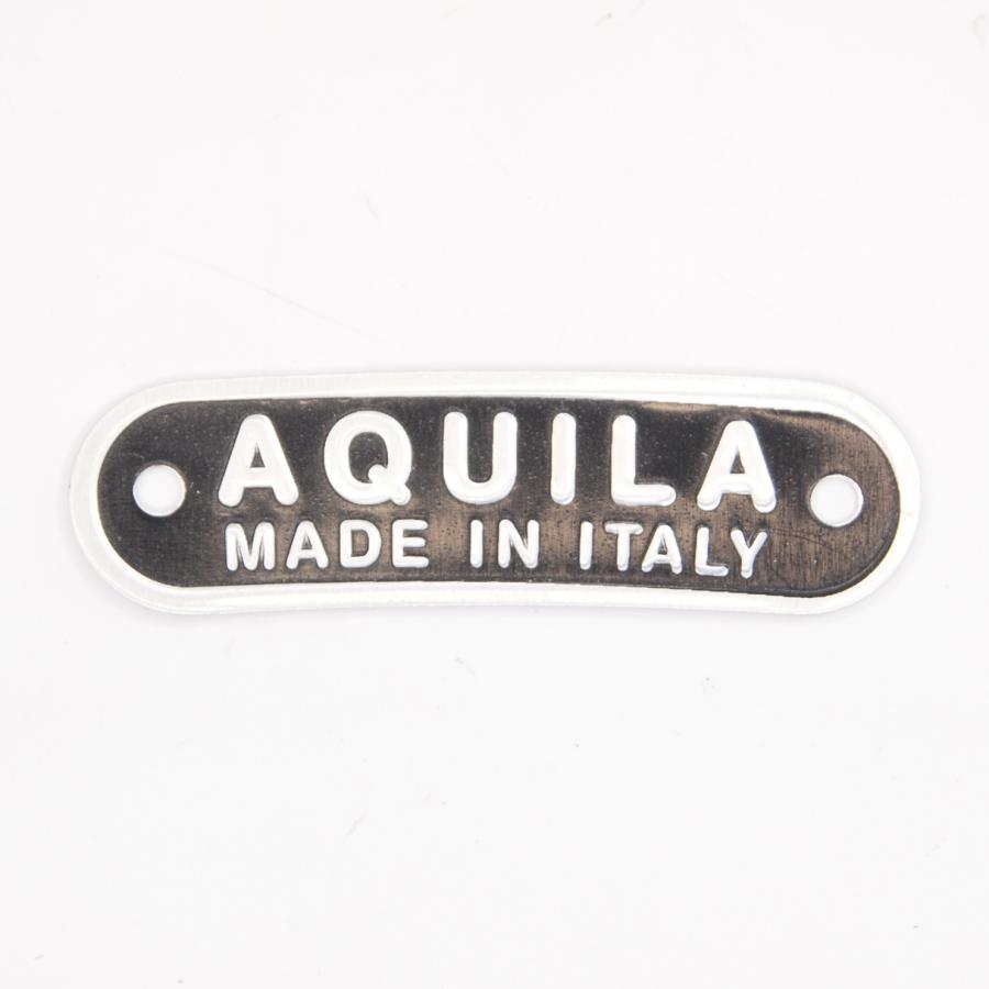 Seat badge Vespa Lambretta -AQUILA MADE IN ITALY- シートバッジ リプロ品 アクイラ ...