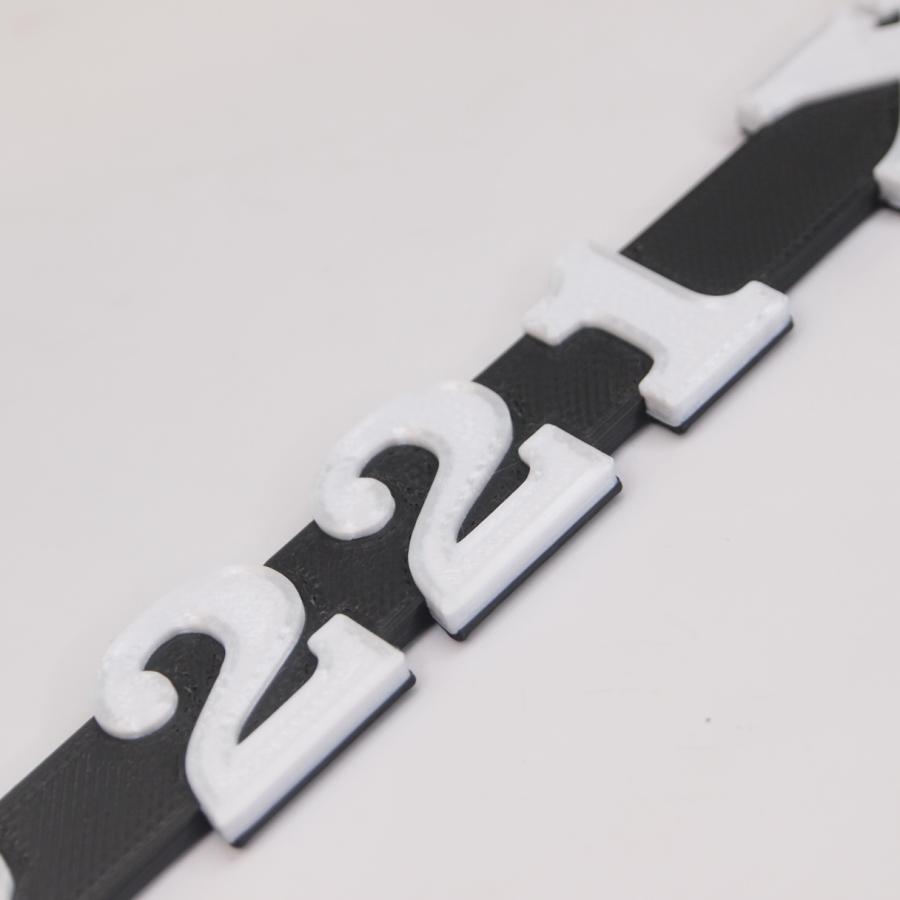 Badge VESPTEC P221X side panel left for Vespa P200E VSX1T ベスパ サイドパネルバッジ ...