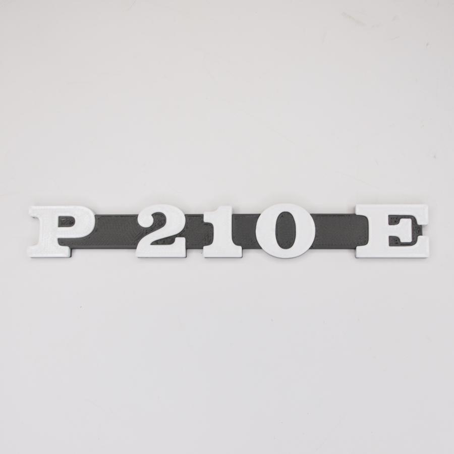 Badge VESPTEC P210X side panel left for Vespa P200E VSX1T ベスパ サイドパネルバッジ ...