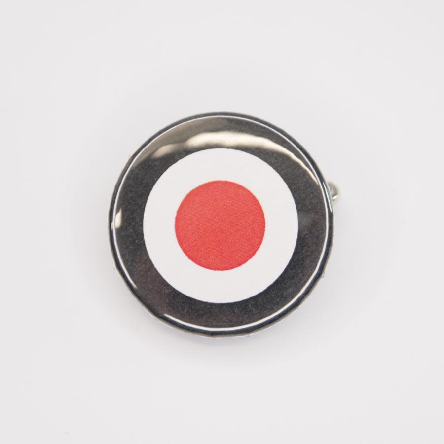 Button badge 25mm MOD Target 缶バッジ ターゲットマーク Vespa Lambretta ベスパ ランブレッタ ...