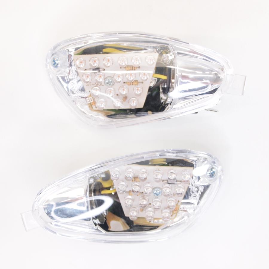 Pair of indicators BGM ORIGINAL LED Gilera Runner (-2005) - amber ジレラ ...