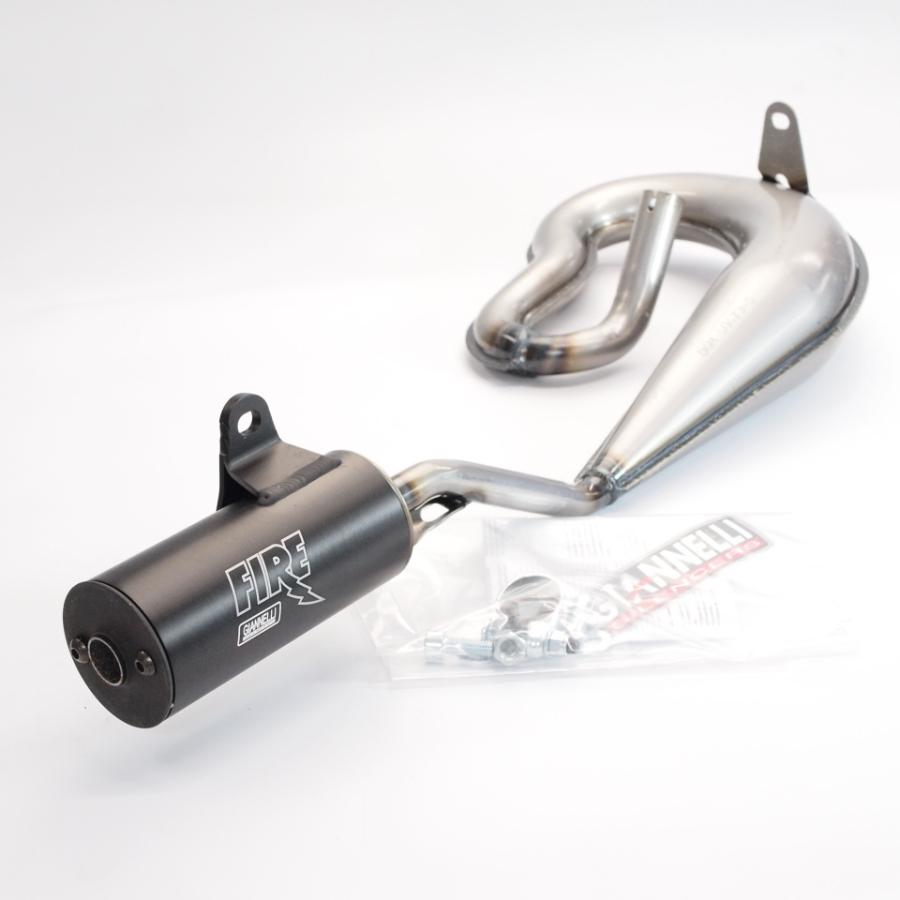 Piaggio CIAO 50 PX SI BRAVO モペッド用 Exhaust GIANNELLI Fire チャンバー マフラー ジャ ...