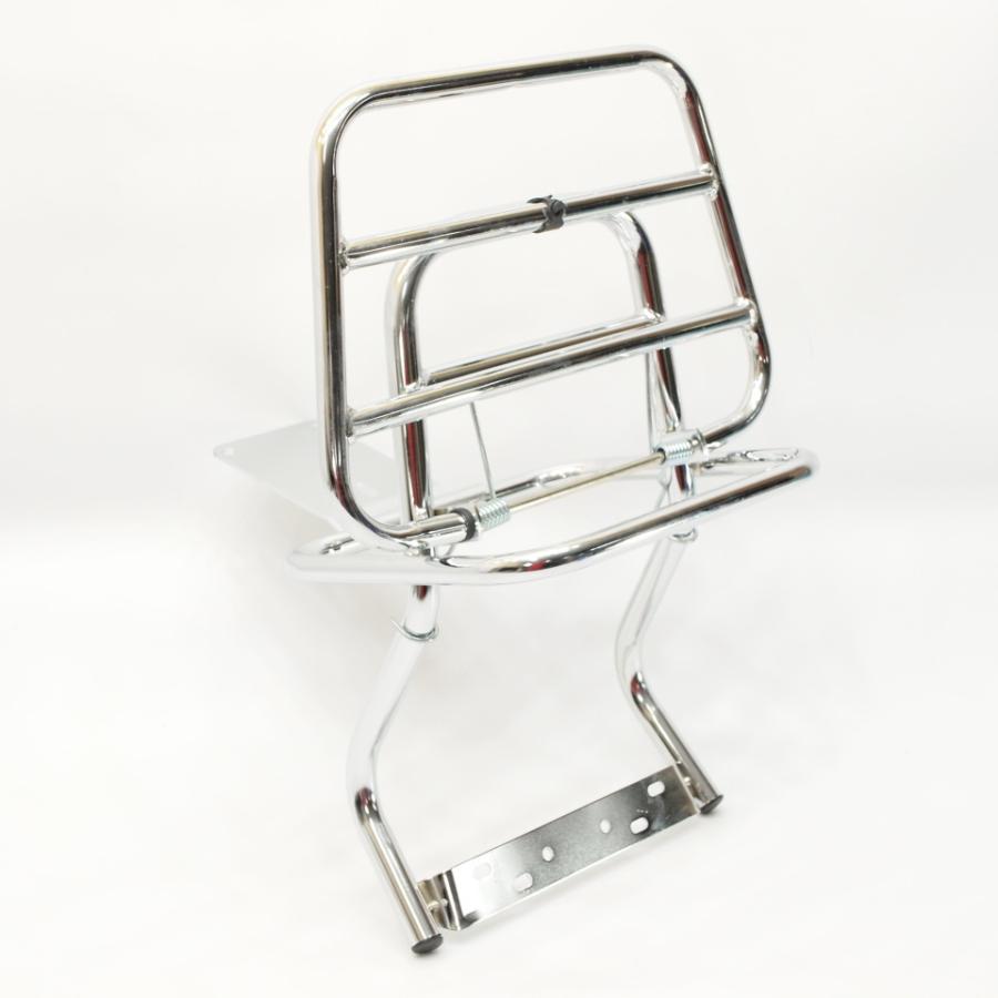 Rear rack fold down Vespa P/PX chrome メッキ リア キャリア P200E PX200FL PX200E ...