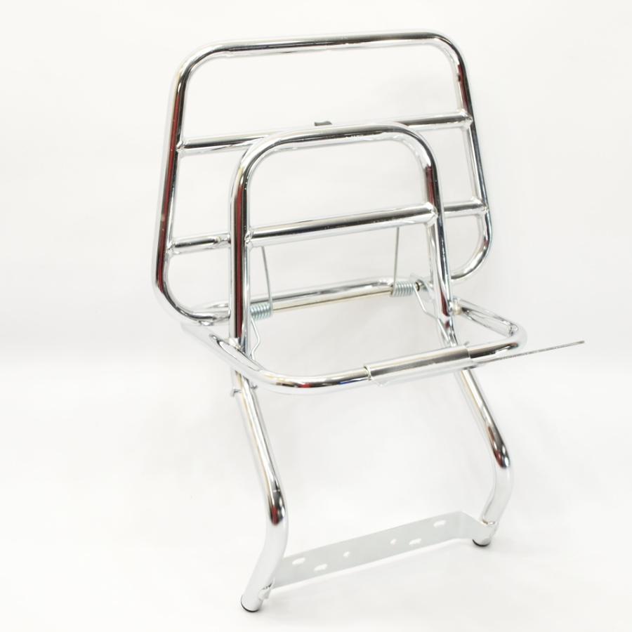 Rear rack fold down Vespa P/PX chrome メッキ リア キャリア P200E PX200FL PX200E ...