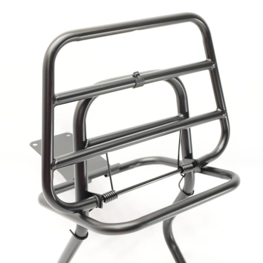Rear rack fold down Vespa P/PX black 黒 リア キャリア P200E PX200FL PX200E ...