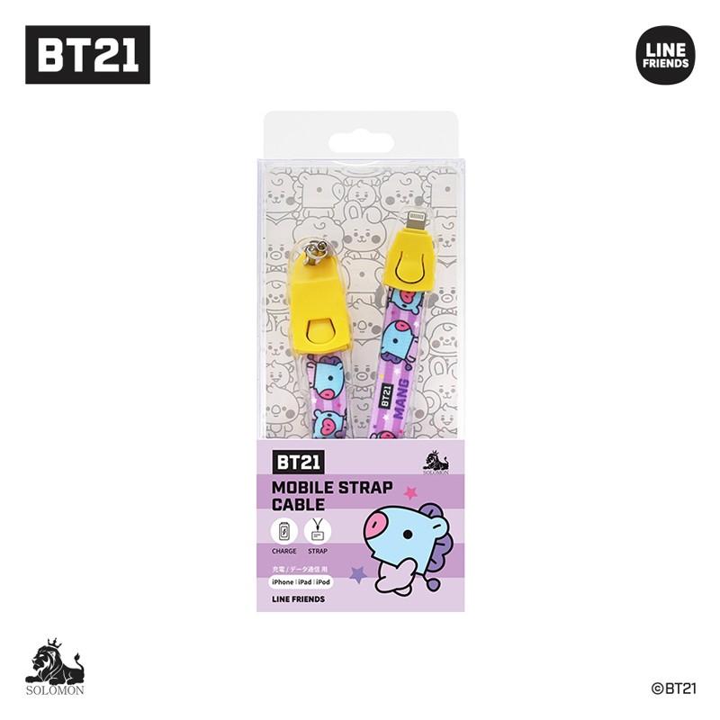 BTS 防弾少年団 BT21 公式グッズ MOBILE STRAP CABLE モバイルストラップケーブル バンタン K-POP 韓国 ...