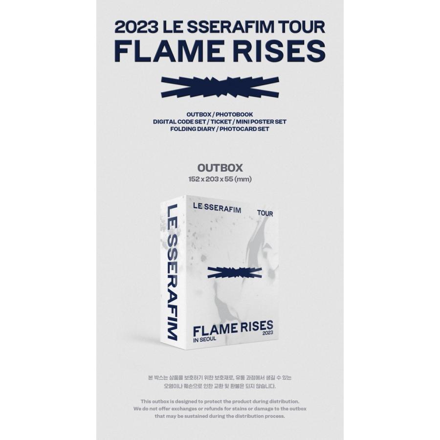 【予約販売】LE SSERAFIM 公式グッズ2023 LE SSERAFIM TOUR ‘FLAME RISES’ IN SEOUL ル ...