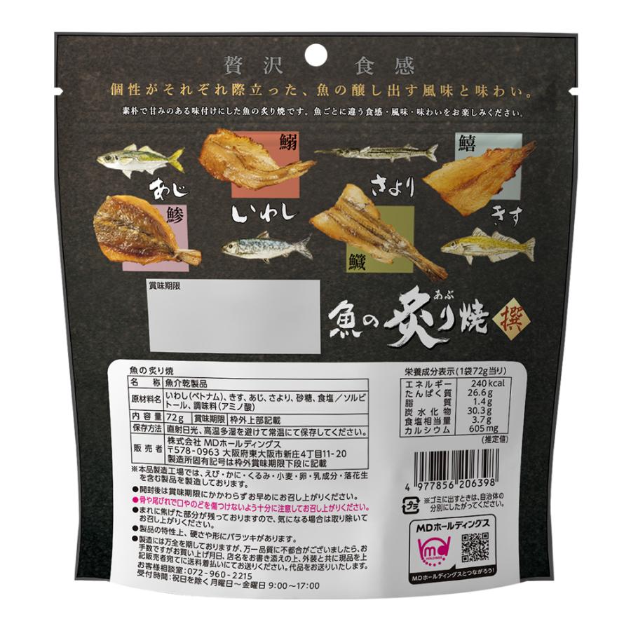 MDホールディングス おつまみ 海鮮 珍味 お菓子 スナック菓子 カルシウム 魚の骨せんべい 魚の炙り焼き 各1袋セット : MDH ...