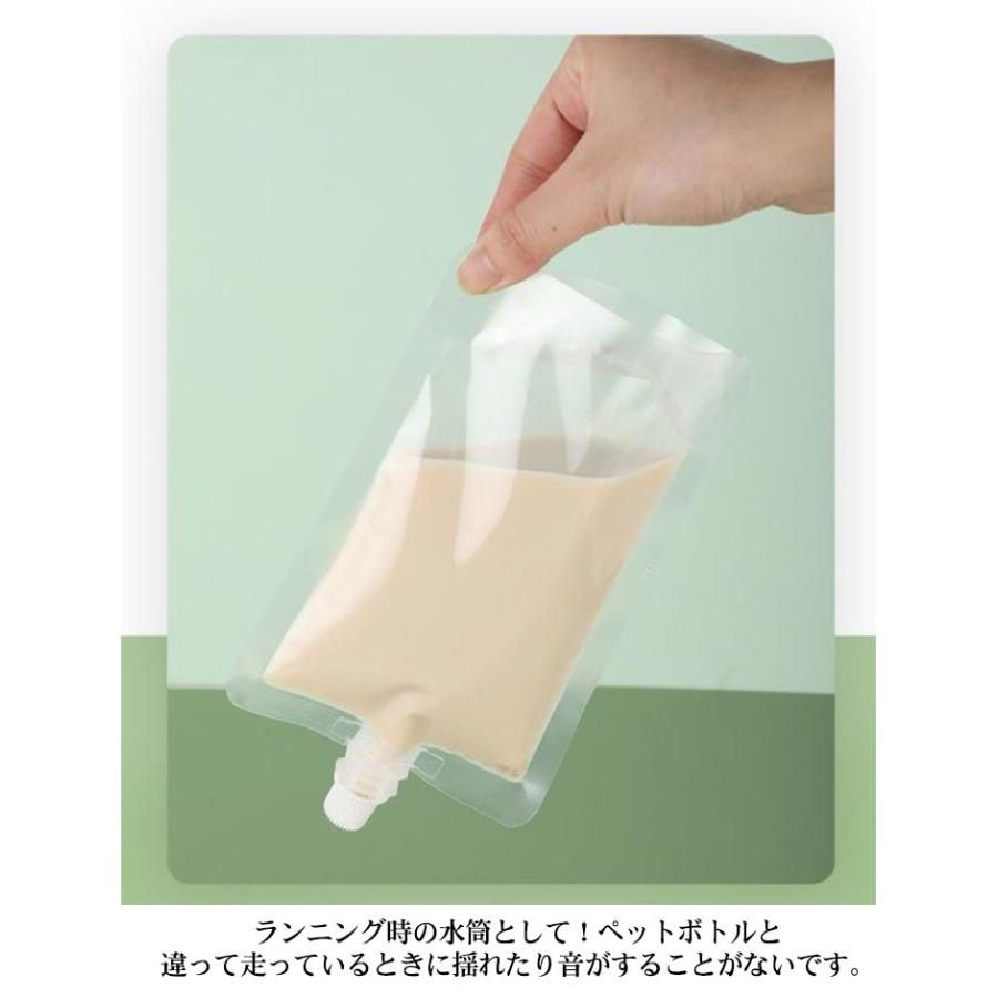 スパウトパウチ 透明 50個セット 100ml/150ml/200ml/250ml/300ml/380ml/500ml ドリンク用 パウチ 保存容器 : mio・online・store ...