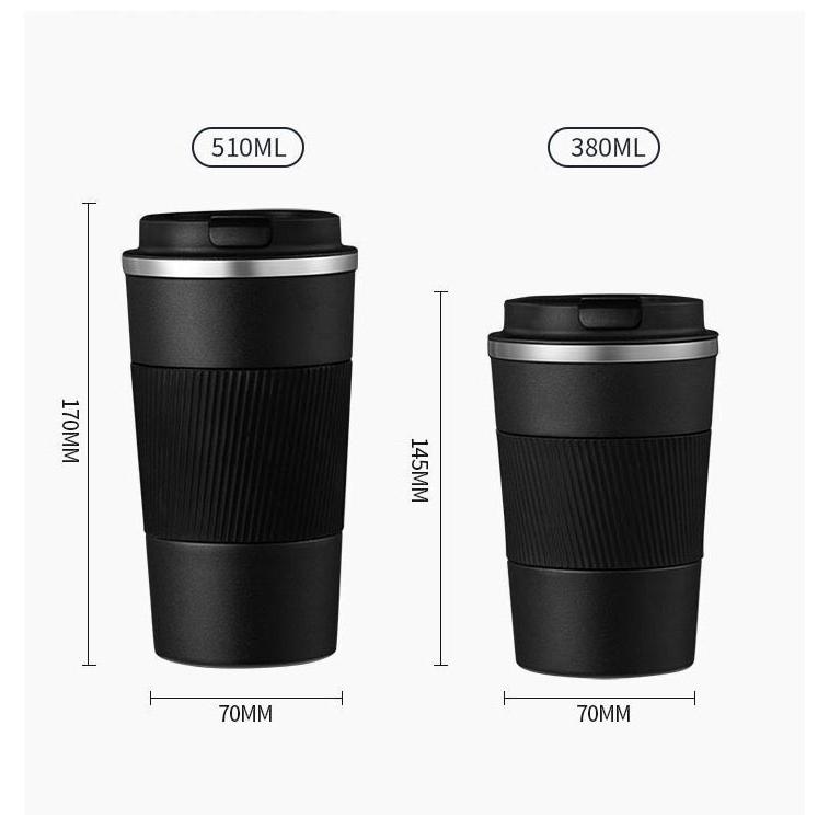 タンブラー 蓋付き ステンレス 真空断熱 コップ コーヒーカップ 持ち運び 魔法瓶 380ml 510ml 保冷 保温 二重構造 マグカップ コンビニ : mio・online・store ...