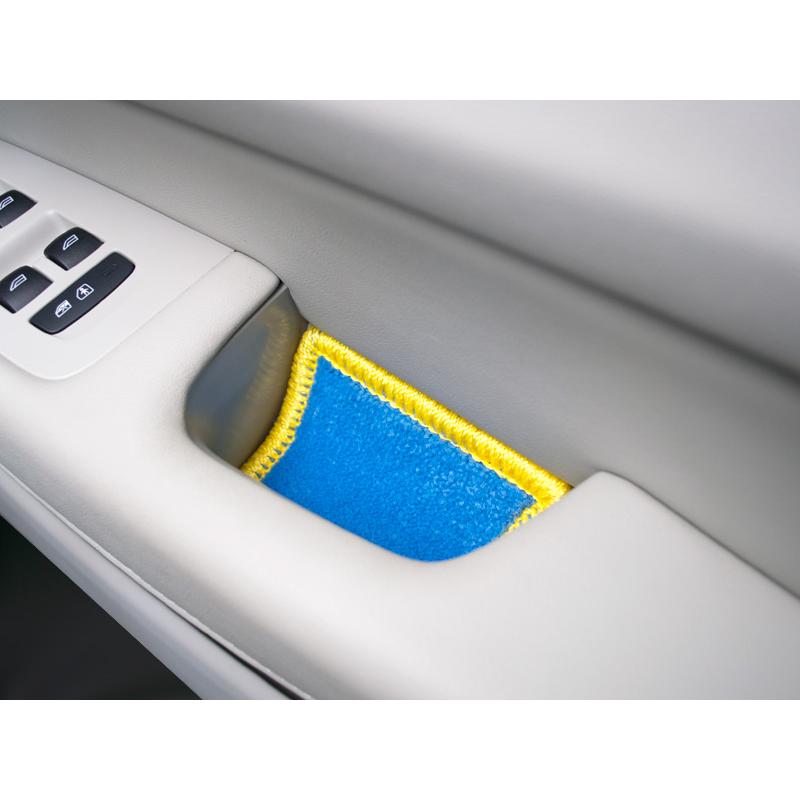 ドアポケットマット アッパー フロントドア左右・リアドア左右4枚セット マット スウェーデンカラー Firestorm Runway ボルボ ...