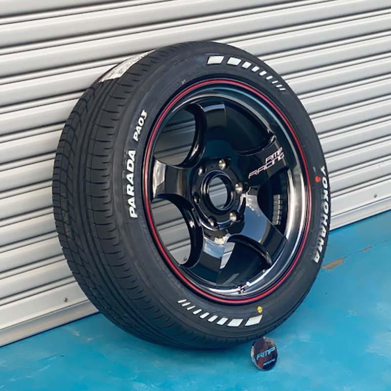マルカサービス MARUKA MID RMP RACING R05HC ホイール/YOKOHAMA PARADA PA03 225/50R18C 107/105H タイヤ 4本セット ...