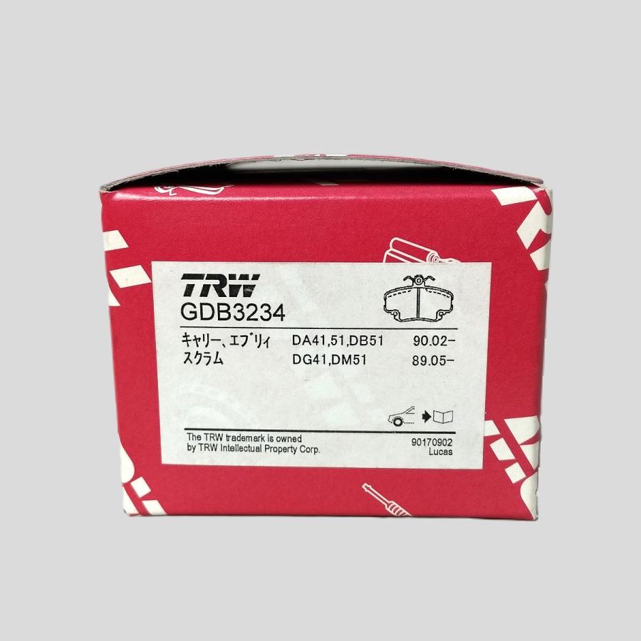 SUZUKI スズキ キャリー エブリィ (DA41,51)(DB51) 1990~ ＜ブレーキパッド フロント＞ 55200-62870 ...